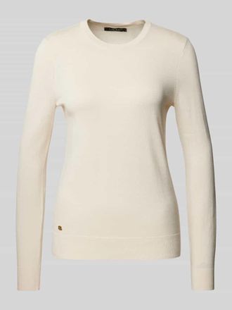 Lauren Ralph Lauren Strickpullover mit geripptem Rundhalsausschnitt Modell SHAVONNE