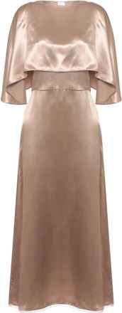 Fabiana Filippi Femme, Robes, Brun, Taille: 38 FR Robe en Viscose &agrave; Col en V
