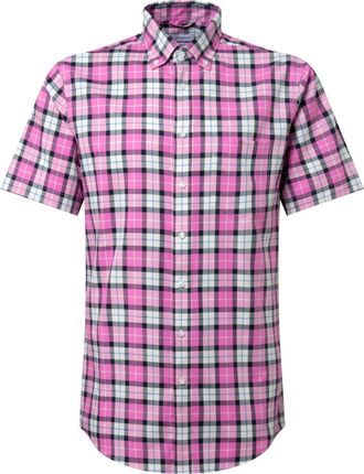 Seidensticker Mens Regular Fit Kurzarm Hemd Shirt, Rosa, 38