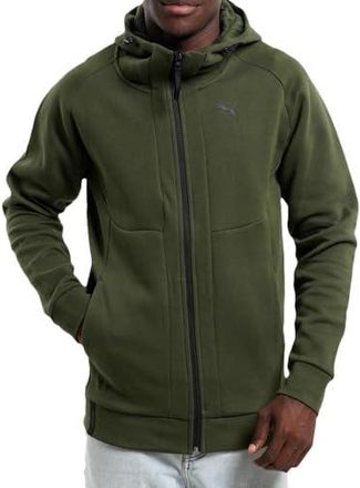 Puma Sweat Zippé Kaki Homme Tech 625507 Vert XS