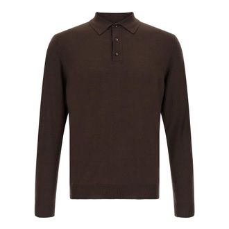 Zanone Homme, Pulls, Brun, Taille: L Polo &agrave; manches longues