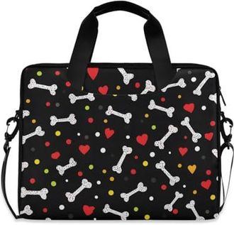 Alaza Sac pour ordinateur portable de 40,6 à 15,6 pouces, motif renard et feuilles, sac pour ordinateur portable de 40,6 à 15,6 cm, sac fourre-tout pour fem
