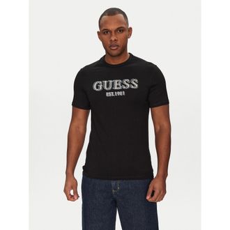 Guess T-Shirt M5GI07 I3Z14 Schwarz Classic Fit