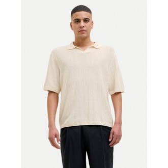 Jack & Jones Jack & Jones Poloshirt Varenna 12272578 Beige Relaxed Fit