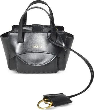 Hidesins mini sac XS en cuir - Noir