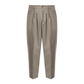 Giuliano Galiano Pantalon Hans &agrave; pinces - Homme - Pantalons - Beige - Taille: S