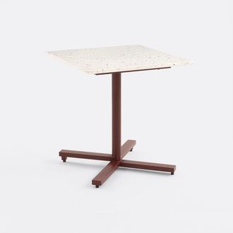 La Redoute Interieurs Table De Jardin Plateau Rabattable En Terrazzo Opala