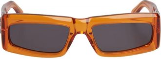 Palm Angels unisex, Accessoires, Orange, Taille: ONE Size Yreka Lunettes de soleil