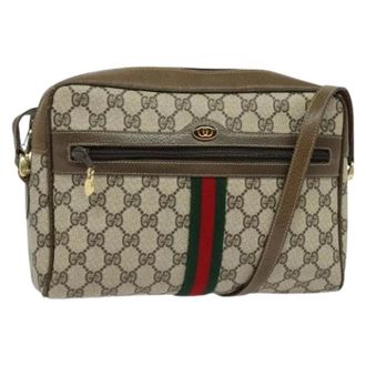 Gucci Sac bandouli&egrave;re en plastique Pre-owned - Femme - Pre-owned - Beige - Taille: ONE Size