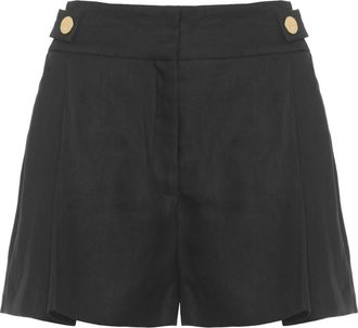 Elisabetta Franchi Femme, Shorts, Noir, Taille: 40 FR Shorts Tailleur Taille Haute