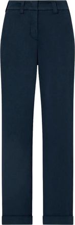 Peuterey Femme, Pantalons, Bleu, Taille: 42 FR Pantalone in cotone