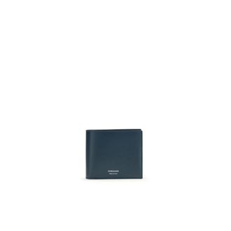 Ferragamo Portefeuille en cuir de veau Bos Taurus - Homme - Accessoires - Bleu - Taille: ONE Size