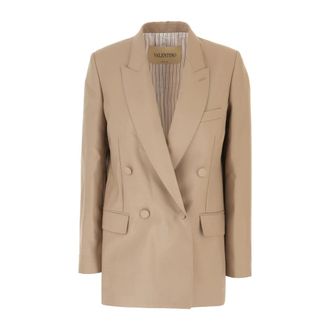 Valentino Garavani Femme, Vestes, Beige, Taille: 36 FR Blazer
