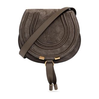 Chlo&eacute; Marcie S Wildleder Tasche - - Bags - Damen - Grau - ONE SIZE