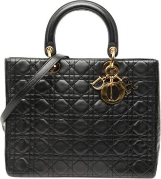 Dior Pre-owned Lady Dior - Femme - Pre-owned - Noir - Taille: ONE Size