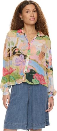 N&uuml;mph Femme, Blouses et Chemises, Multicolore, Taille: 38 FR Nushailyn Shirt