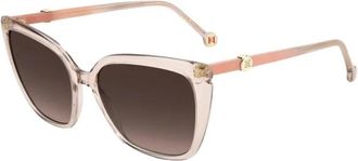 Carolina Herrera Femme, Accessoires, Beige, Taille: 56 MM 0385/S Lunettes de soleil