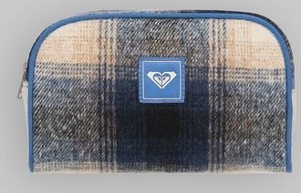 Roxy Golden Hour Flannel Pouch Sac bleu