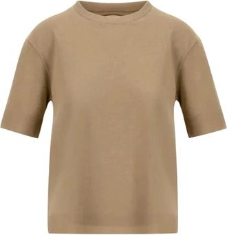 Herno Homme, Tops, Brun, Taille: M T-shirt Glam Knit