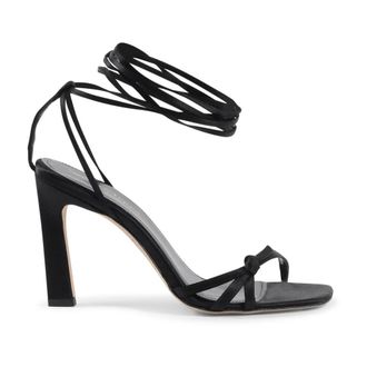 Dee Ocleppo Schwarze Satin Schn&uuml;rschuhe Abs&auml;tze - - Shoes - Damen - Schwarzk - 39 EU