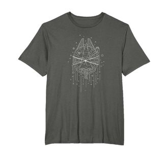 Star Wars Weihnachten Star Wars Millenium Falcon Christmas Tree Delivery T-Shirt