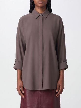 Brunello Cucinelli Chemise Femme couleur Cacao