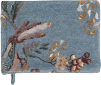 Pip Studio Secret Garden Waschhandschuh Blue 16x22cm (1 Stück)