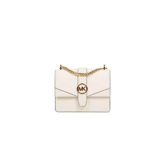 Michael Kors Greenwich Small Flap Umh&auml;ngetasche - - Bags - Damen - Beige - ONE SIZE