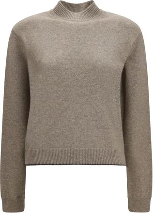 Jacquemus Pull Col Roul&eacute; en Cachemire La Maille - Femme - Pulls - Beige - Taille: 38 FR