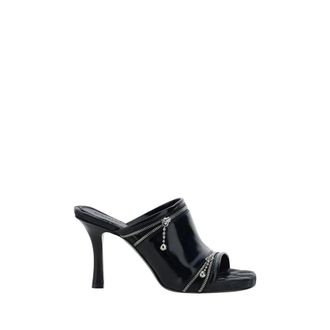 Burberry Leder Sandalen mit Stilettoabsatz - - Shoes - Damen - Schwarzk - 37 EU