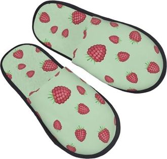 Generic Fruit Des Framboises Unisexe Pantoufles L&eacute;g&egrave;res Chaussons Confortable Slippers Pour Maison Hiver Automne M