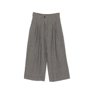 Ziggy Chen Check-pattern Trousers