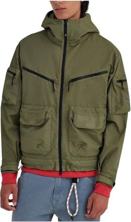 Murphy & Nye Homme, Vestes, Vert, Taille: M Veste l&eacute;g&egrave;re &agrave; capuche