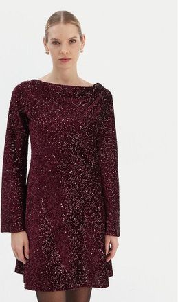 Rinascimento Rinascimento Coctailkleid CFC0126781003 Dunkelrot Regular Fit