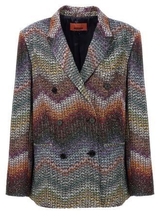 Missoni Blazer en viscose lam&eacute; et sequins