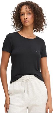 Emporio Armani Damen S/Sleeve Crew Neck T-Shirt, Schwarz, X-Large