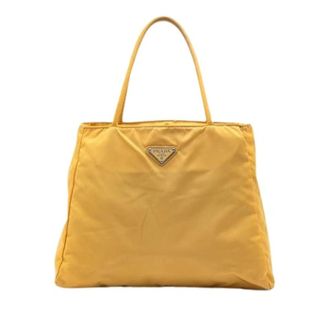 Prada Pre-owned Vintage Nylon Tote - Femme - Pre-owned - Jaune - Taille: ONE Size