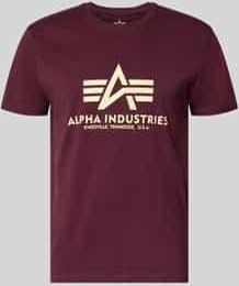 Alpha Industries T-Shirt mit Logo und Rundhalsausschnitt