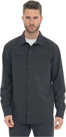 Marco Pescarolo Homme, Vestes, Bleu, Taille: L Zeus Overshirt