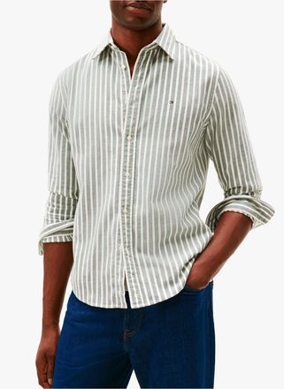 Tommy Hilfiger Chemise ray&eacute;e col classique en coton