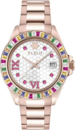 Philipp Plein Uhr - Quarz-Analoguhr Lady Empire - Gr. unisize - in Rosa - f&uuml;r Damen