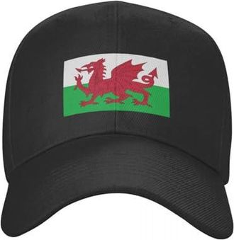Generic Casquette de baseball classique drapeau du Pays de Galles Casquette de camionneur pour homme et femme Casquette de baseball r&eacute;glable pour adulte Cadea