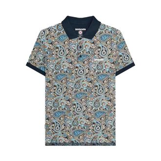 Lambretta Poloshirt f&uuml;r Herren (Marine/Rauchblau)