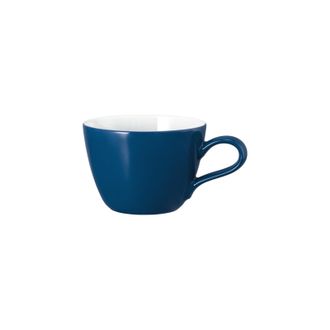 SELTMANN WEIDEN Life Fashion Classic Blue Kaffeetasse, 240 ml, Einfarbige Tasse, Mix & Match Geschirr, Sp&uuml;lmaschinen- & Mikrowellenfest, Porzellan, Blau/Wei&szlig;