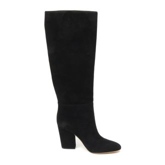 Sergio Rossi Wildleder Stiefel Schuh- Modell A77O91 - - Shoes - Damen - Schwarzk - 35 EU