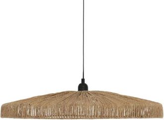 Atmosphera Atmosphera - Suspension Bellamy en Jute Tress&eacute; Beige D 58 cm - Luminaire Style Boh&egrave;me, Hauteur Ajustable Pour Salon, Chambre