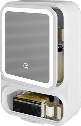 Generic Badezimmerspiegel Schrank Wandmontage - dimmbare led beleuchtete Lagerung | Anti Fog Shelf Skin Care Products, Duschzubehör Moderne Wohnbadedekor, ein