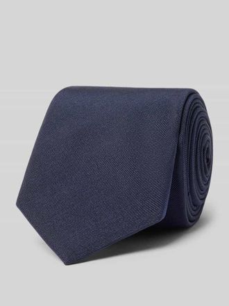 Blick. Krawatte aus Seide in unifarbenem Design (7 cm)