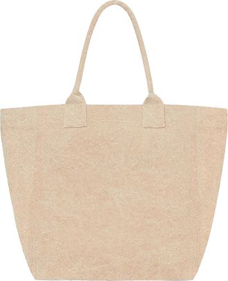 Isabel Marant Womens Tote Bag Yenky Beige Cotton Handbags Hand