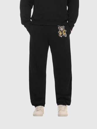 Moschino Pantalon de jogging en coton avec logo et imprim&eacute; Teddy Bear